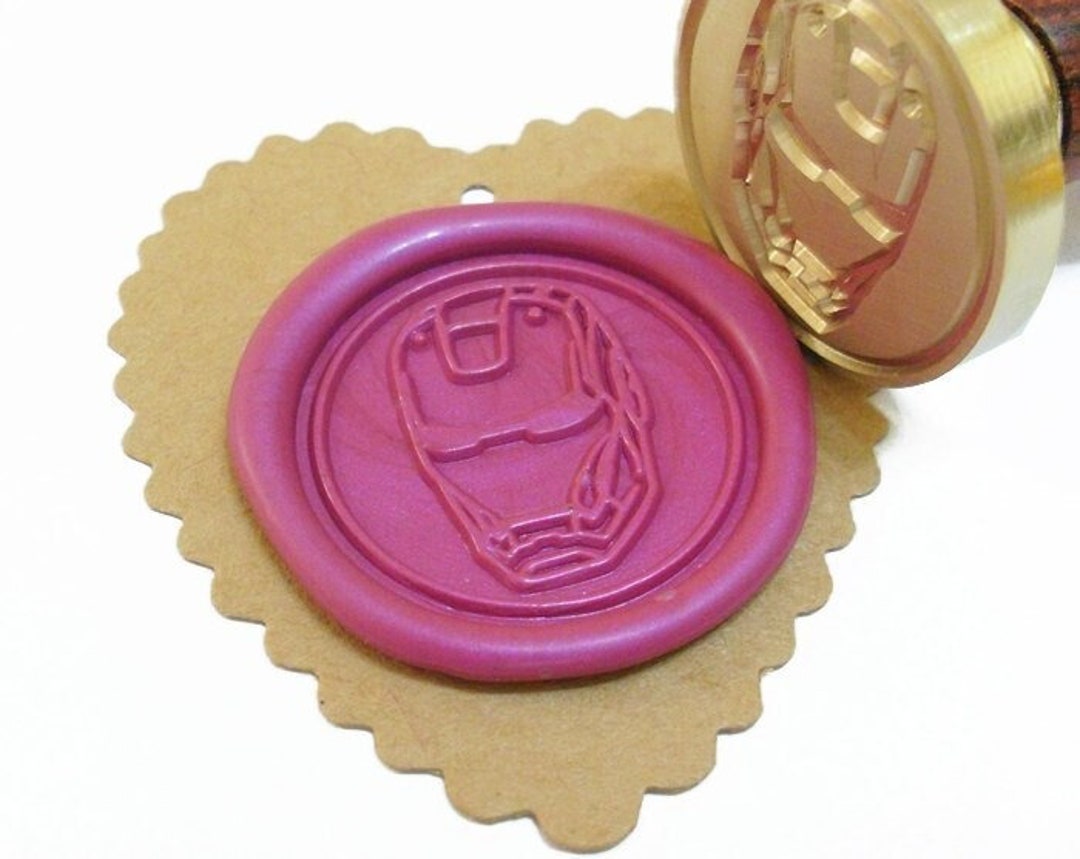 IRONMAN MASK Iron Man Wax Seal Stamp / Wedding Invitation Stamp ...
