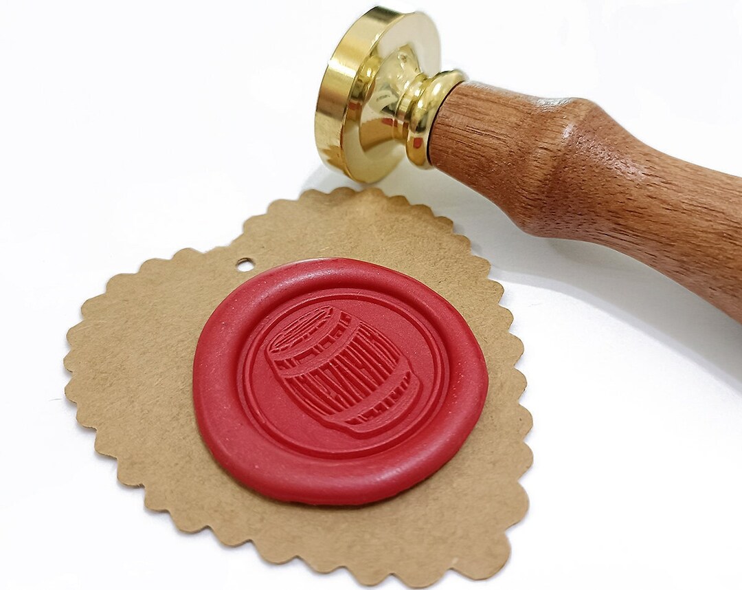 Barrel Wax Seal Stamp: Wedding Invitation Stamp - Etsy