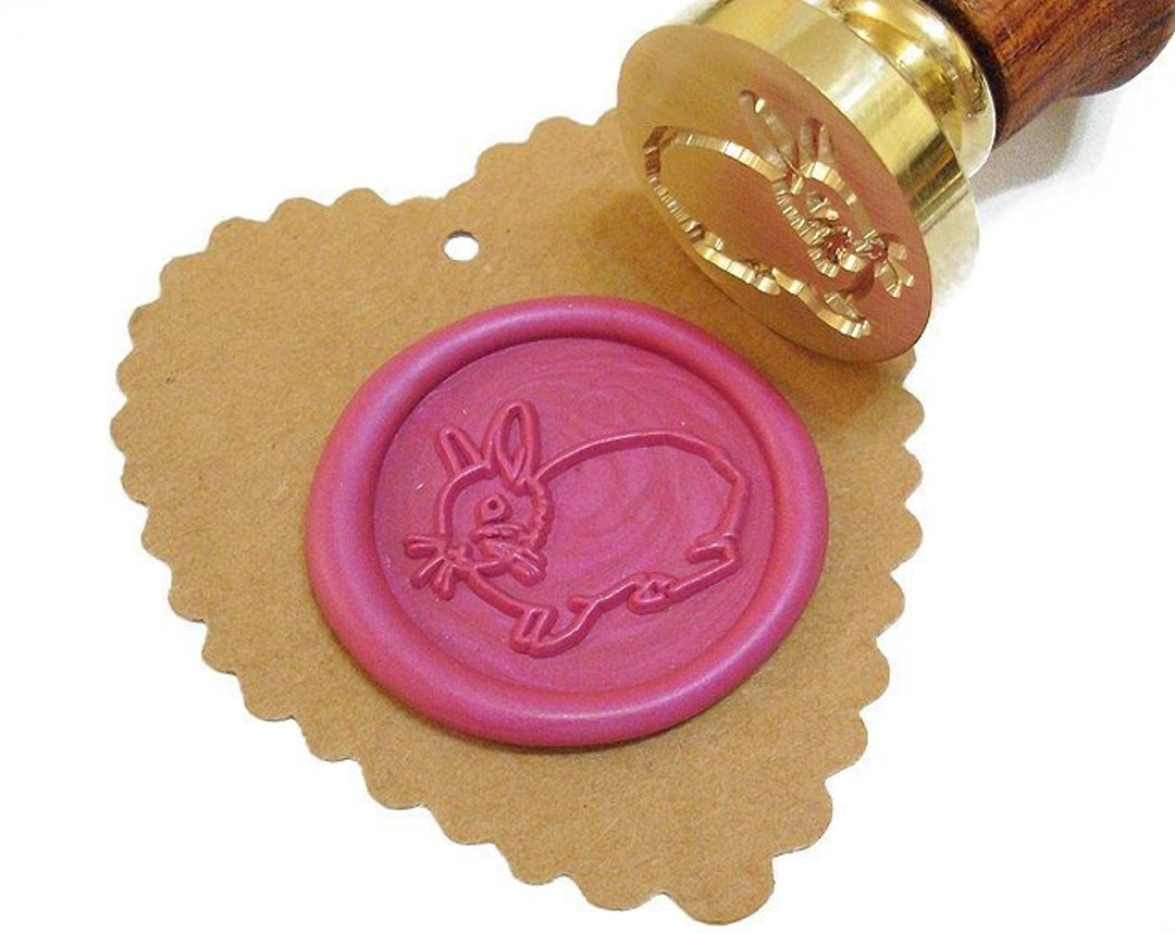 Sello de cera RABBIT / Invitación de boda / Fiesta de - Etsy España