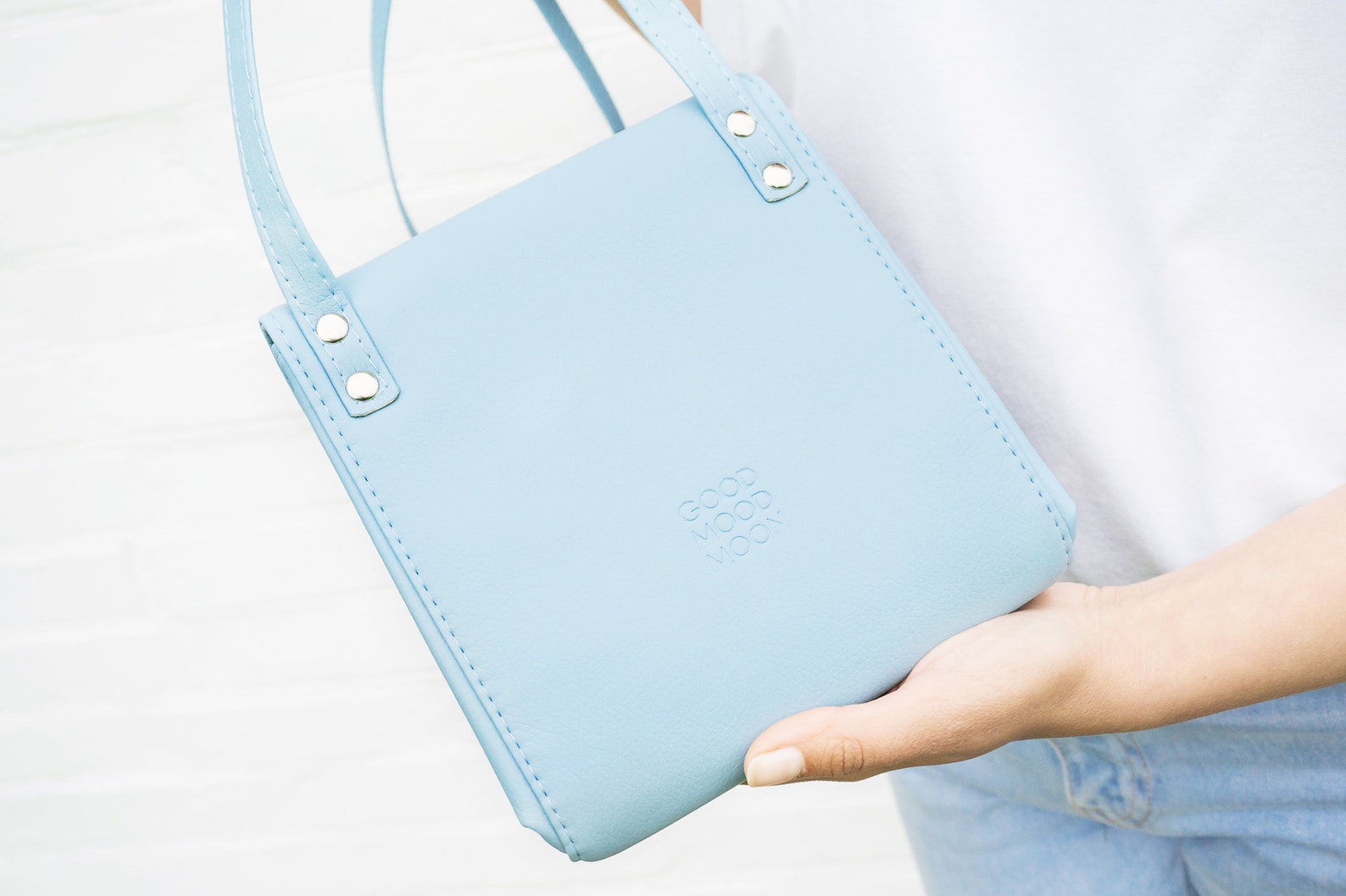 Small Crossbody Purse Light Blue Crossbody Bag Small Purse | Etsy