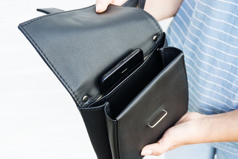 Grey Crossbody Purse Small Vegan Bag Grey Purse Small - Etsy