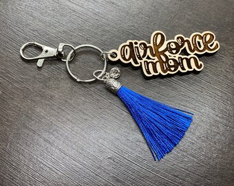 Air Force Mom Keychain - Etsy