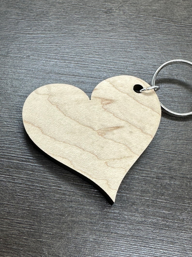 Wooden Engraved Keychain Heart Granny Grandma Grandmother Charm Zipper ...