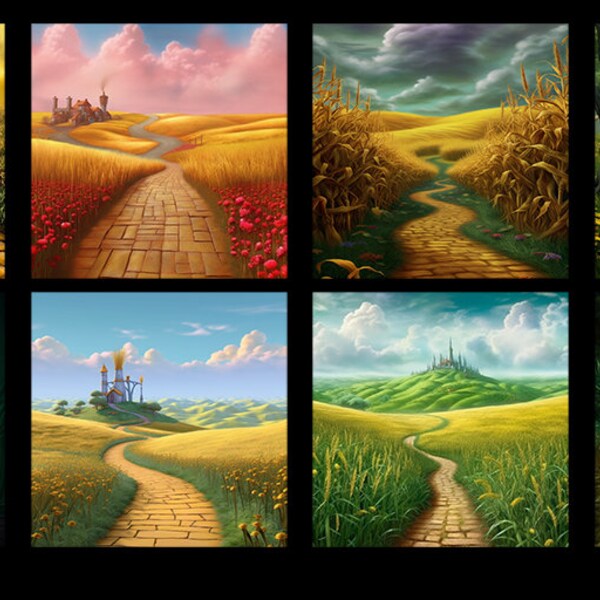 Digital Wizard of Oz Backdrop - Etsy