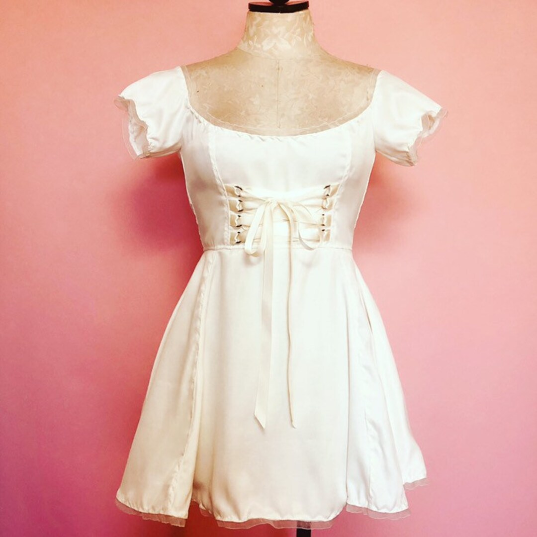 Tori Barmaid Satin Dress - Etsy