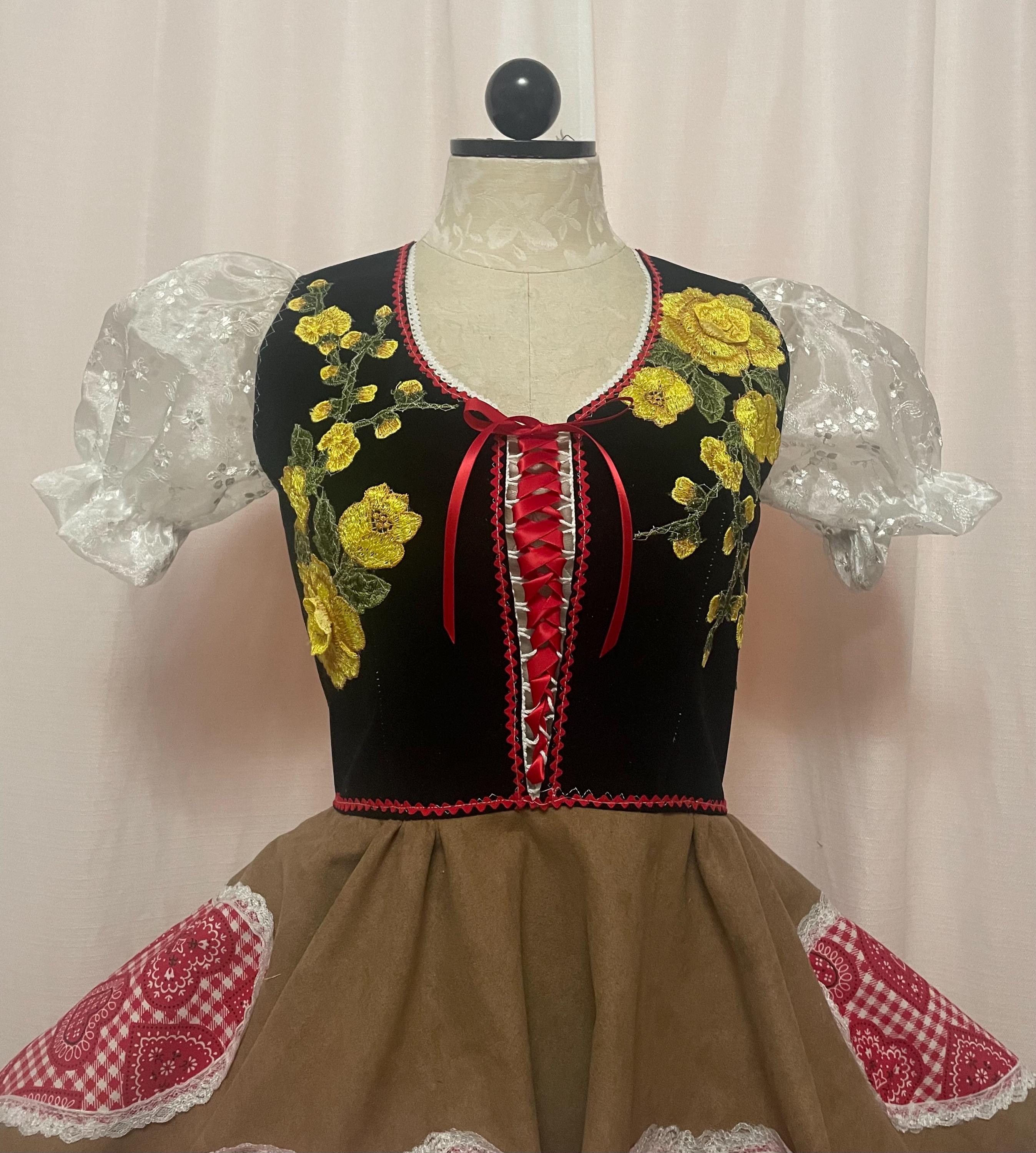 The Sophia Dress- German Barmaid Style Dress - Etsy