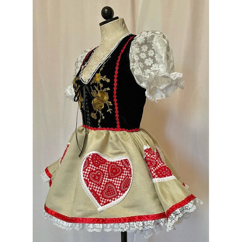 The Sophia Dress- German Barmaid Style Dress - Etsy