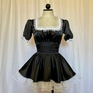 The Maid Dress in Black - Etsy