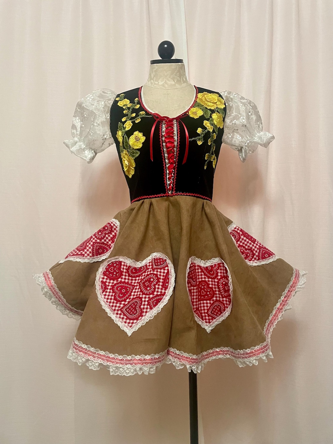 The Sophia Dress- German Barmaid Style Dress - Etsy