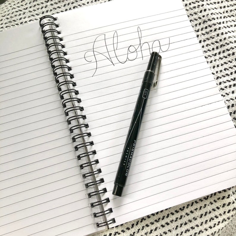 Aloha Kauai Notebook Hawaii Theme Lined Journal Notepad - Etsy