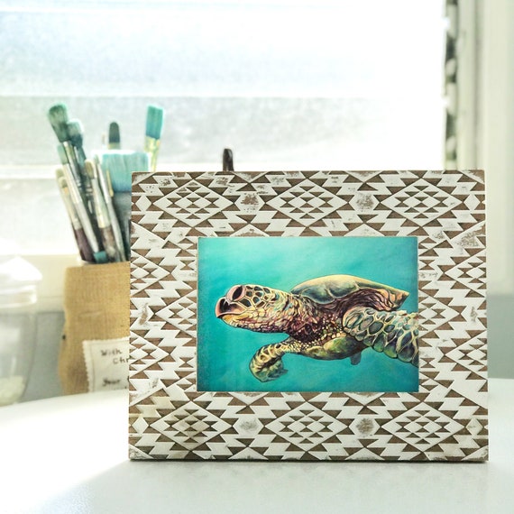 Hawaiian Honu Kauai Sea Turtle Print Hawaii Artist Sealife | Etsy