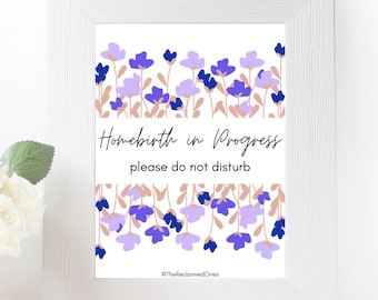Homebirth Door Sign - Etsy