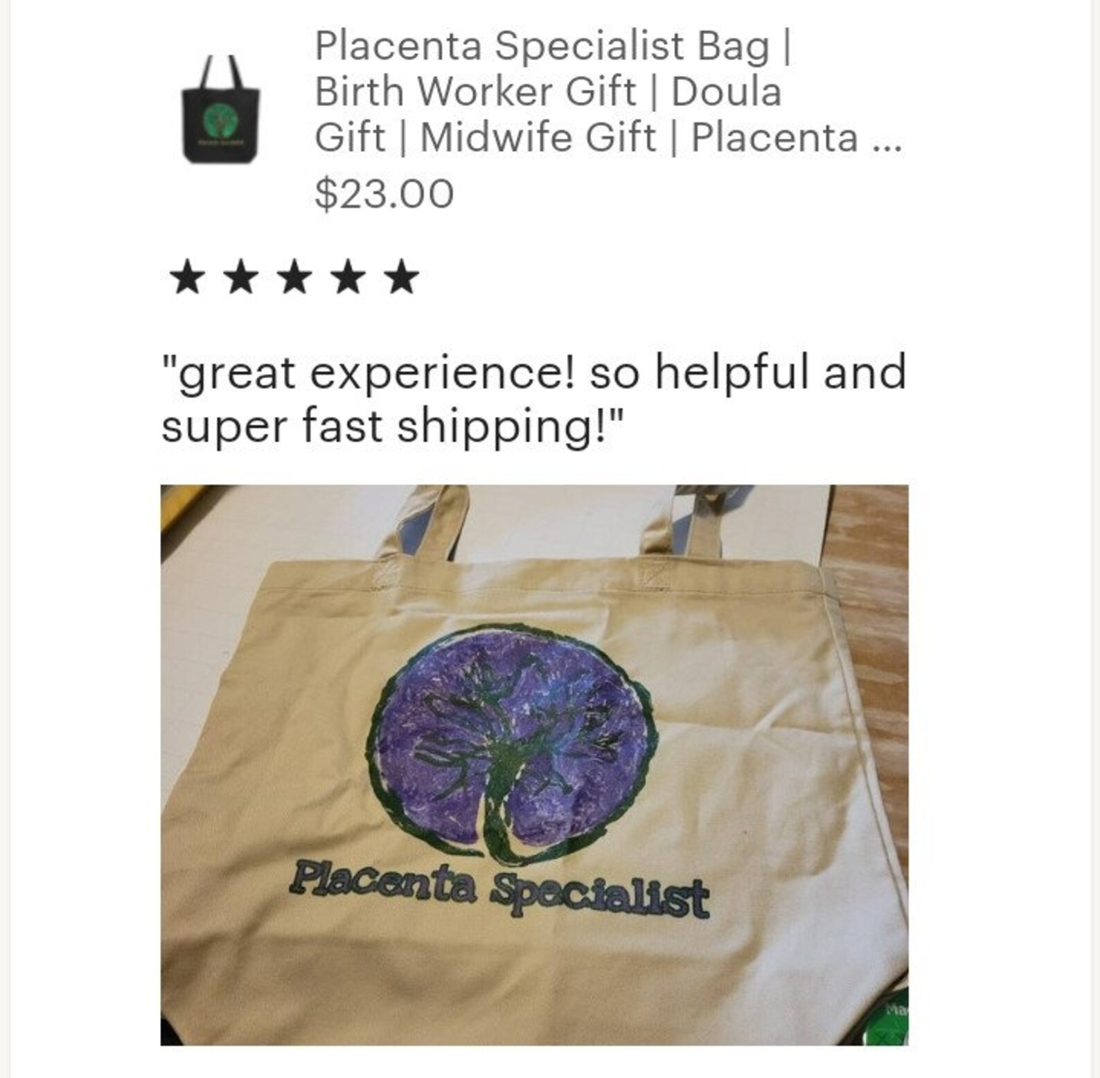 Placenta Specialist Bag Birth Worker Gift Doula Gift - Etsy
