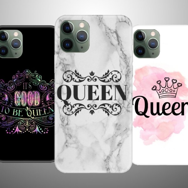 King Queen Phone Case - Etsy