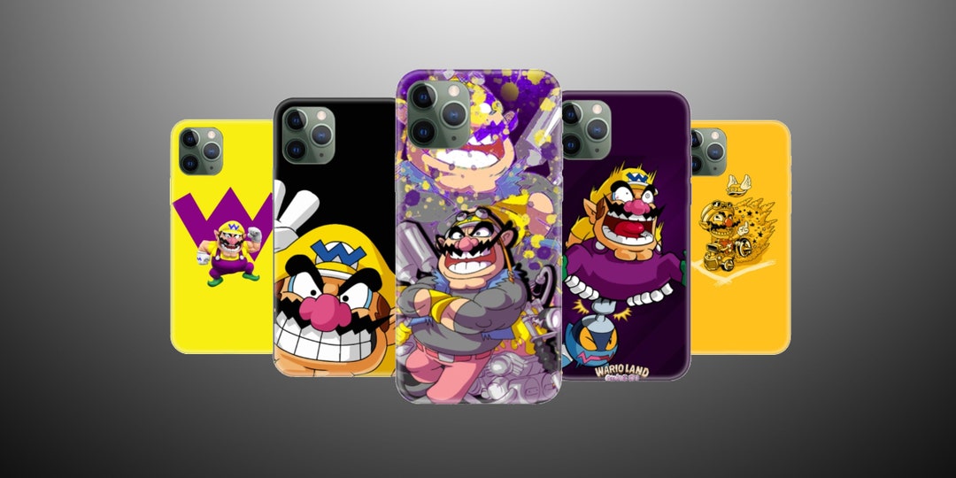 Wario Phone Case, Waluigi Cover for iPhone 15 Pro Max 14, 13, Xr 12 Pro ...