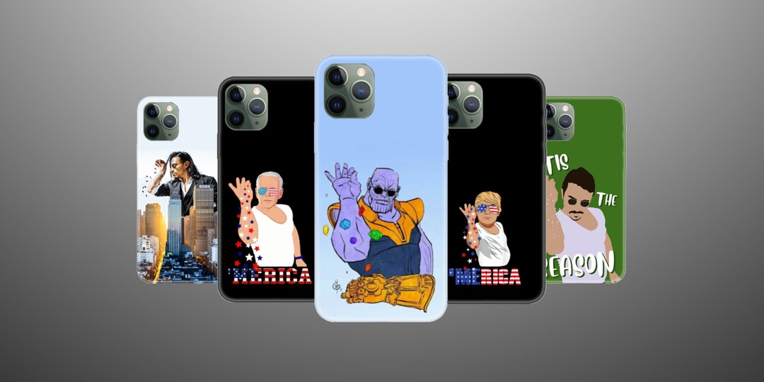 Salt Bae Phone Case, Nusret, Trump, Thanos, Cover for iPhone 15, 14, 13 ...