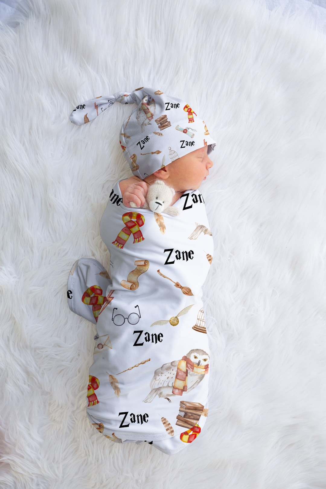 Personalized Wizard Baby Blanket, Wizard Nursery, Throw, Baby Shower ...