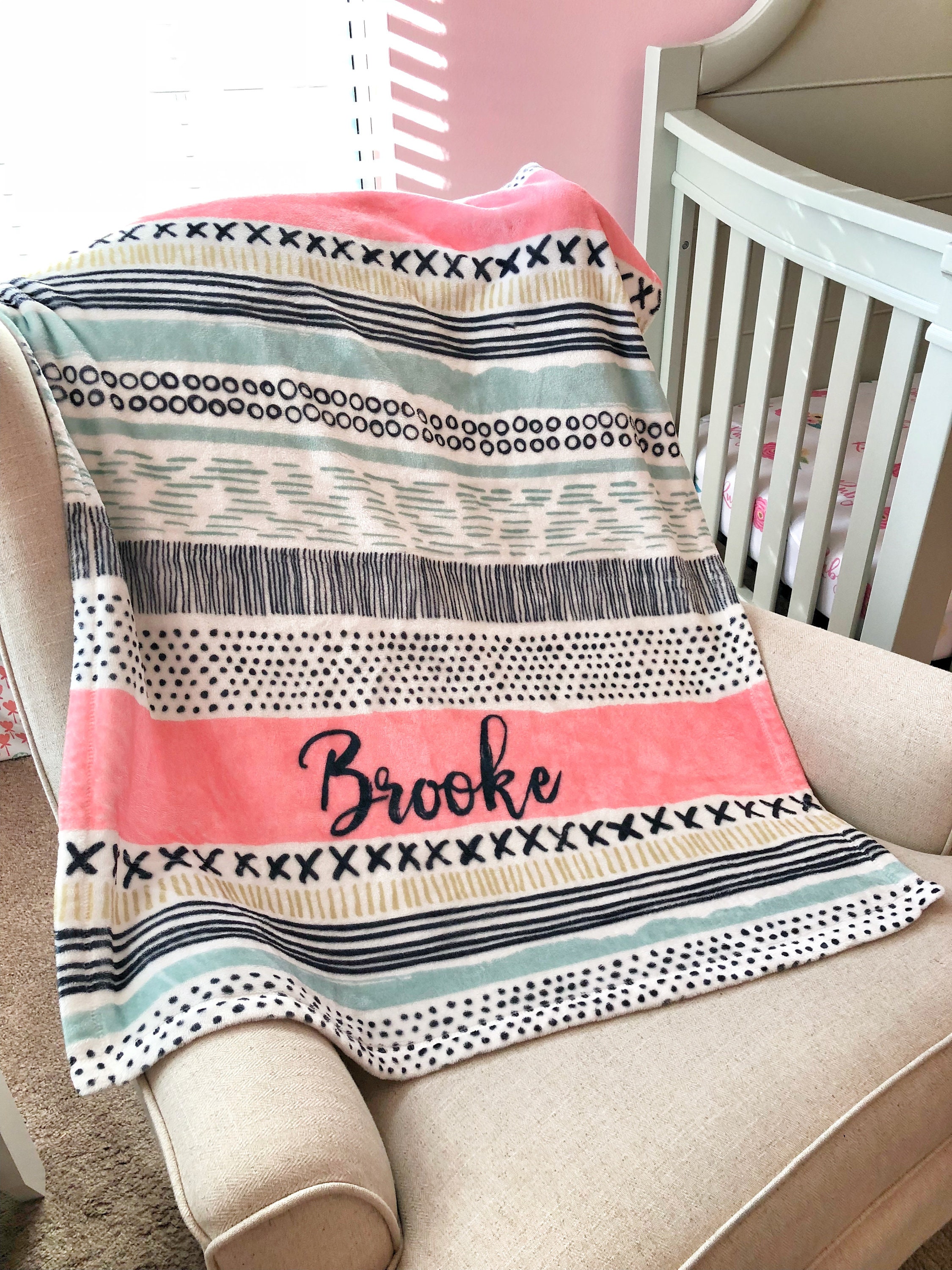 Personalized Baby Blanket Custom Blanket Cozy Name Blanket | Etsy Personalized Baby Blanket Custom Blanket Cozy Name Blanket | Etsy