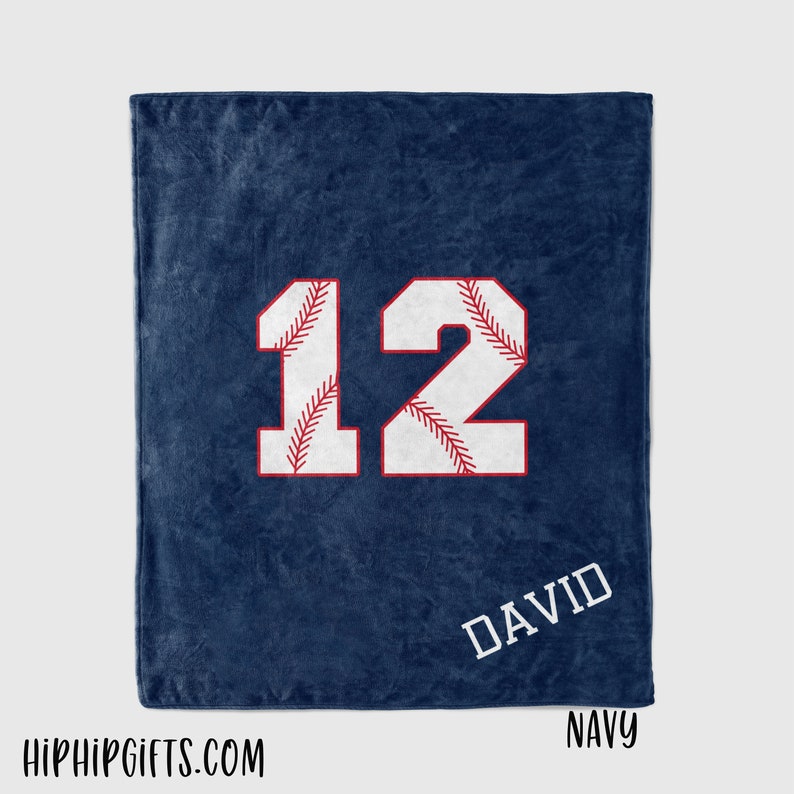 Personalized Baseball Blanket Sports Gift Baseball Blanket - Etsy