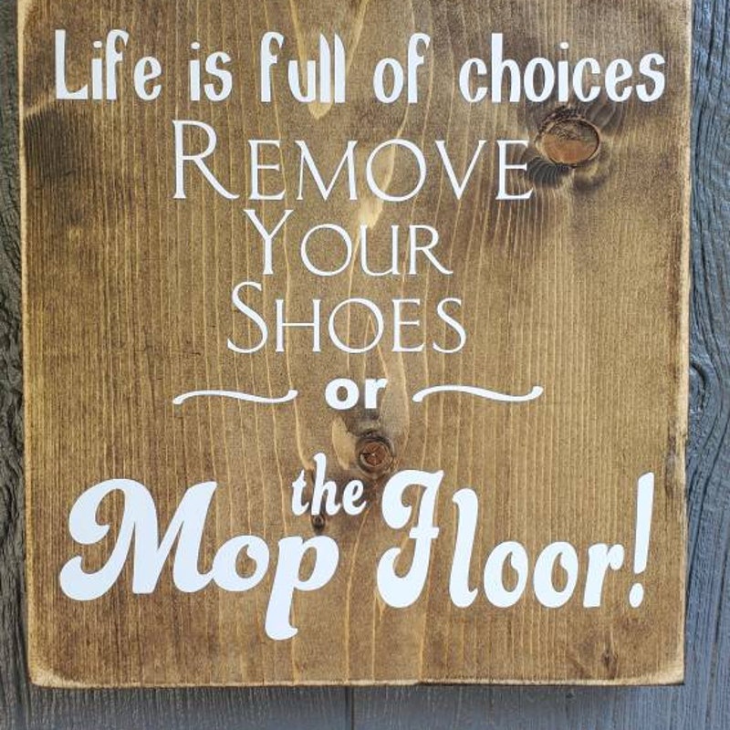 Remove Shoes Sign - Etsy