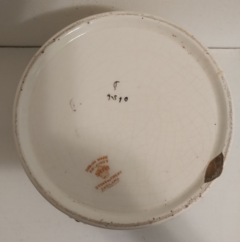 Devon Ware Fieldings Earthenware Biscuit Jar From Stoke on Trent - Etsy