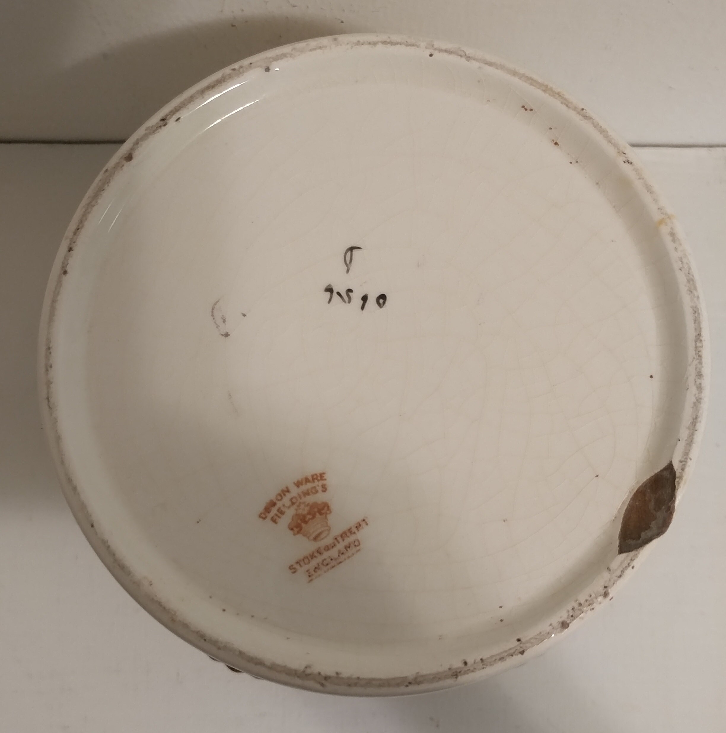 Devon Ware Fieldings Earthenware Biscuit Jar From Stoke on Trent - Etsy