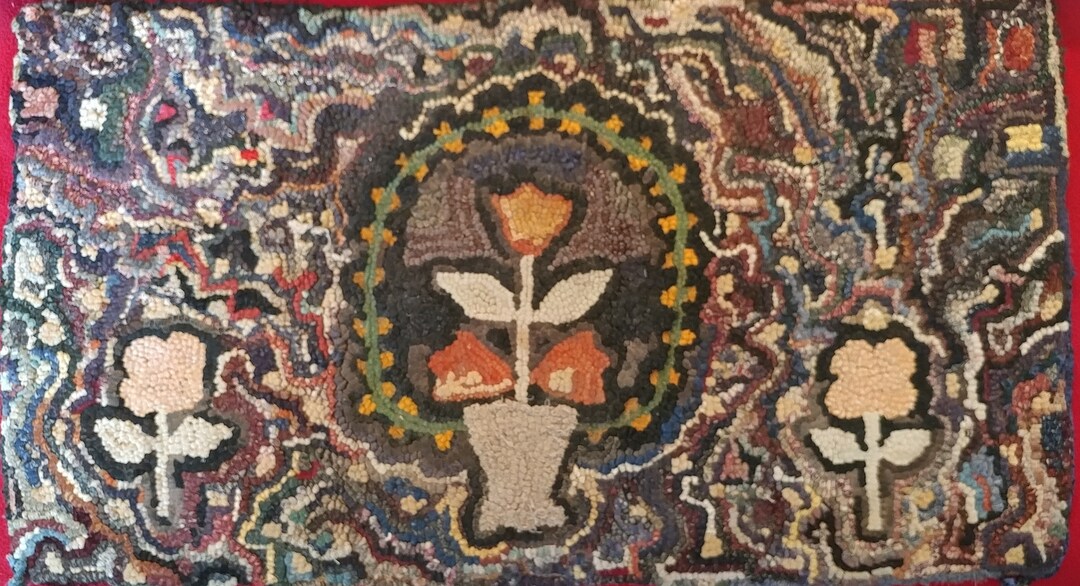 Antique American Hook Rug. 19th C - Etsy