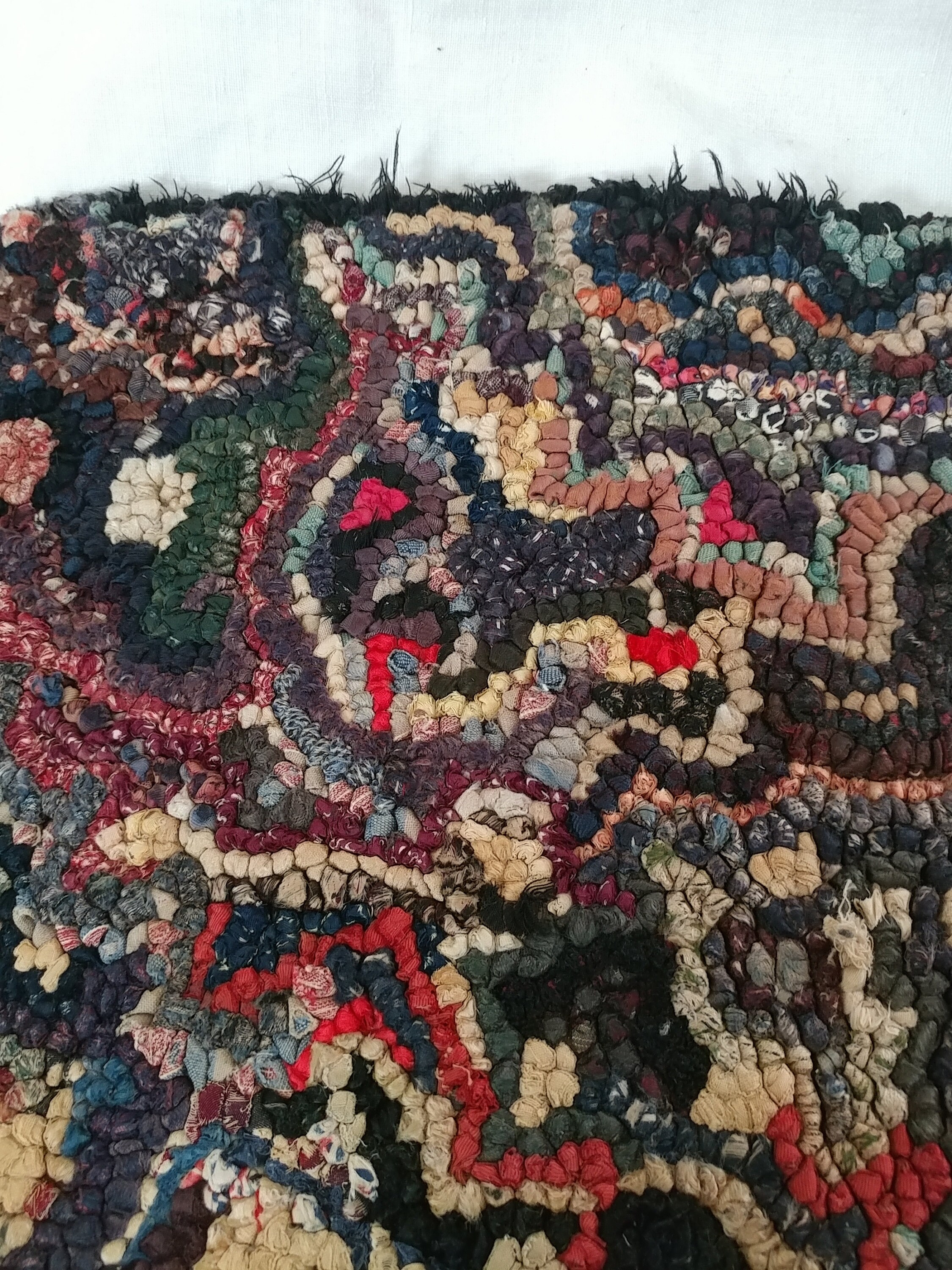 Antique American Hook Rug. 19th C - Etsy