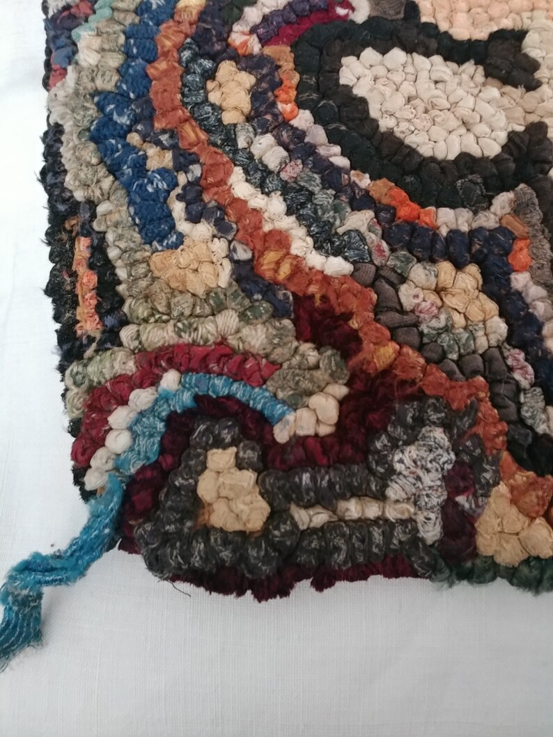 Antique American Hook Rug. 19th C - Etsy