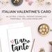 Italian Valentine's Day Printable Greeting Card Ti Amo Tanto - Etsy