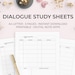 Dialogue Practice Pack Printable Language Learning Vocabulary - Etsy