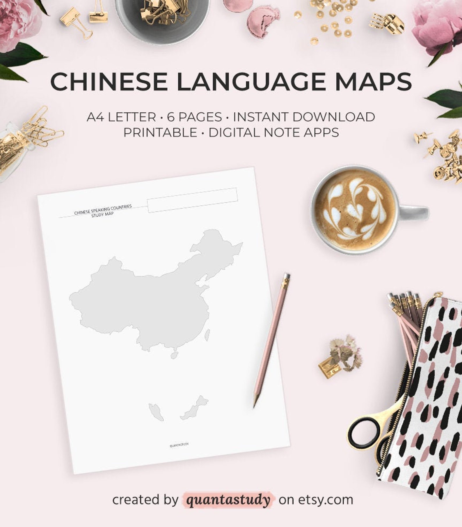 Chinese Speaking Countries Maps – Map of China Hong Kong Taiwan ...