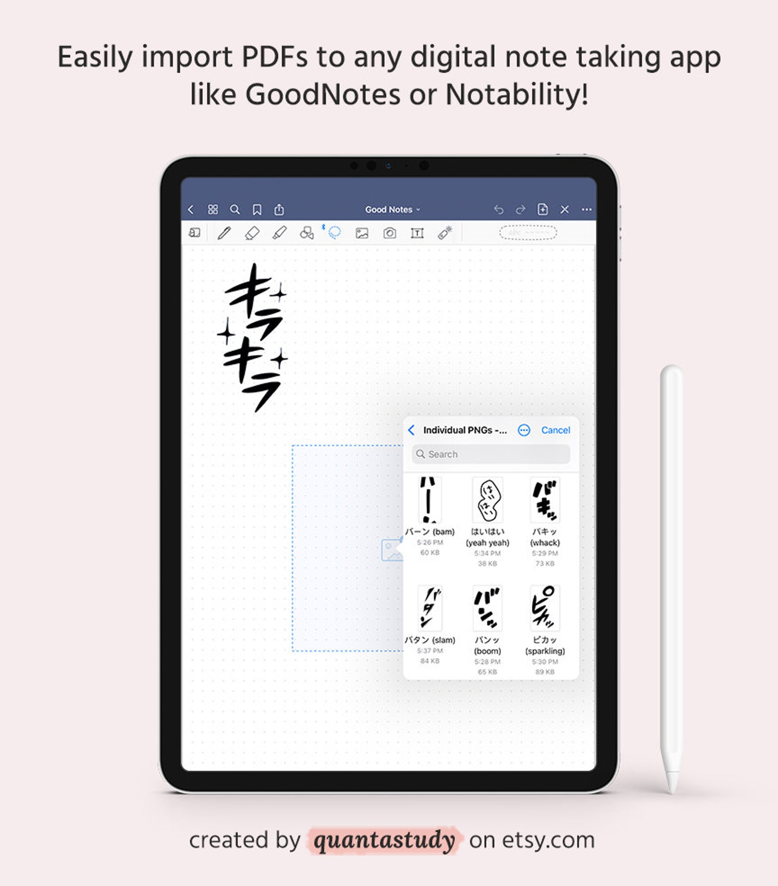 Japanese Sound Effects SFX Digital Stickers Manga Anime Katakana ...