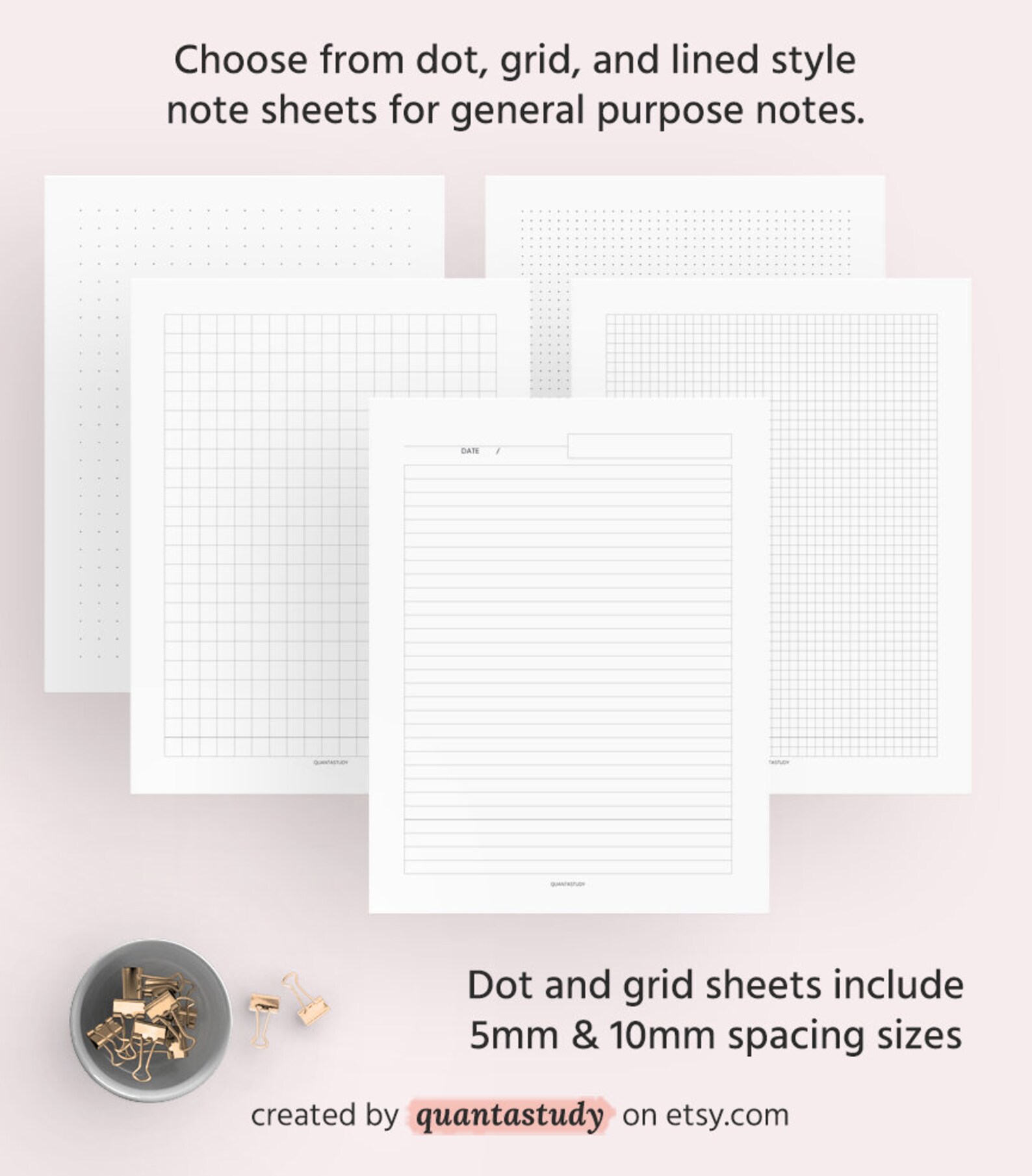 Note Taking Printable Bundle for Student Planning Cornell | Etsy