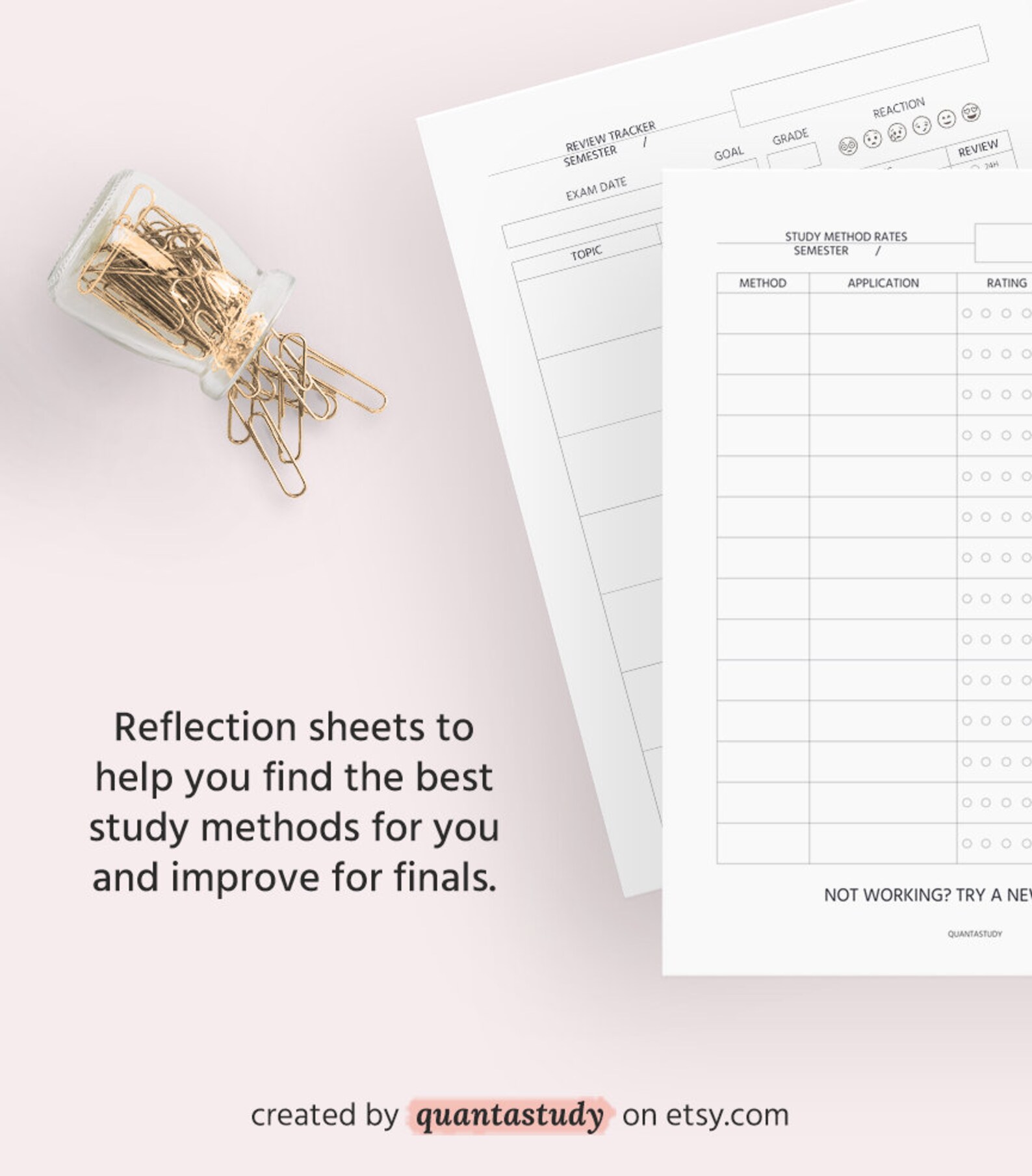 Student Planning Printable Bundle Productivity Worksheet - Etsy