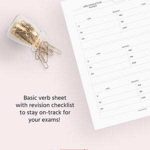 Russian русский Language Verb Conjugation Practice Printable Worksheets ...