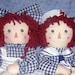 Instant Download Raggity Twins 20 Inch Cloth Rag Doll Pattern - Etsy