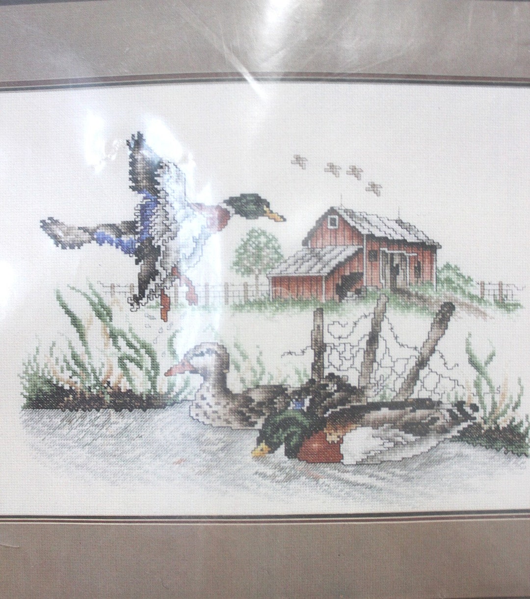 Counted Cross-stitch Embroidery Kit peaceful Gathering DESTASH - Etsy