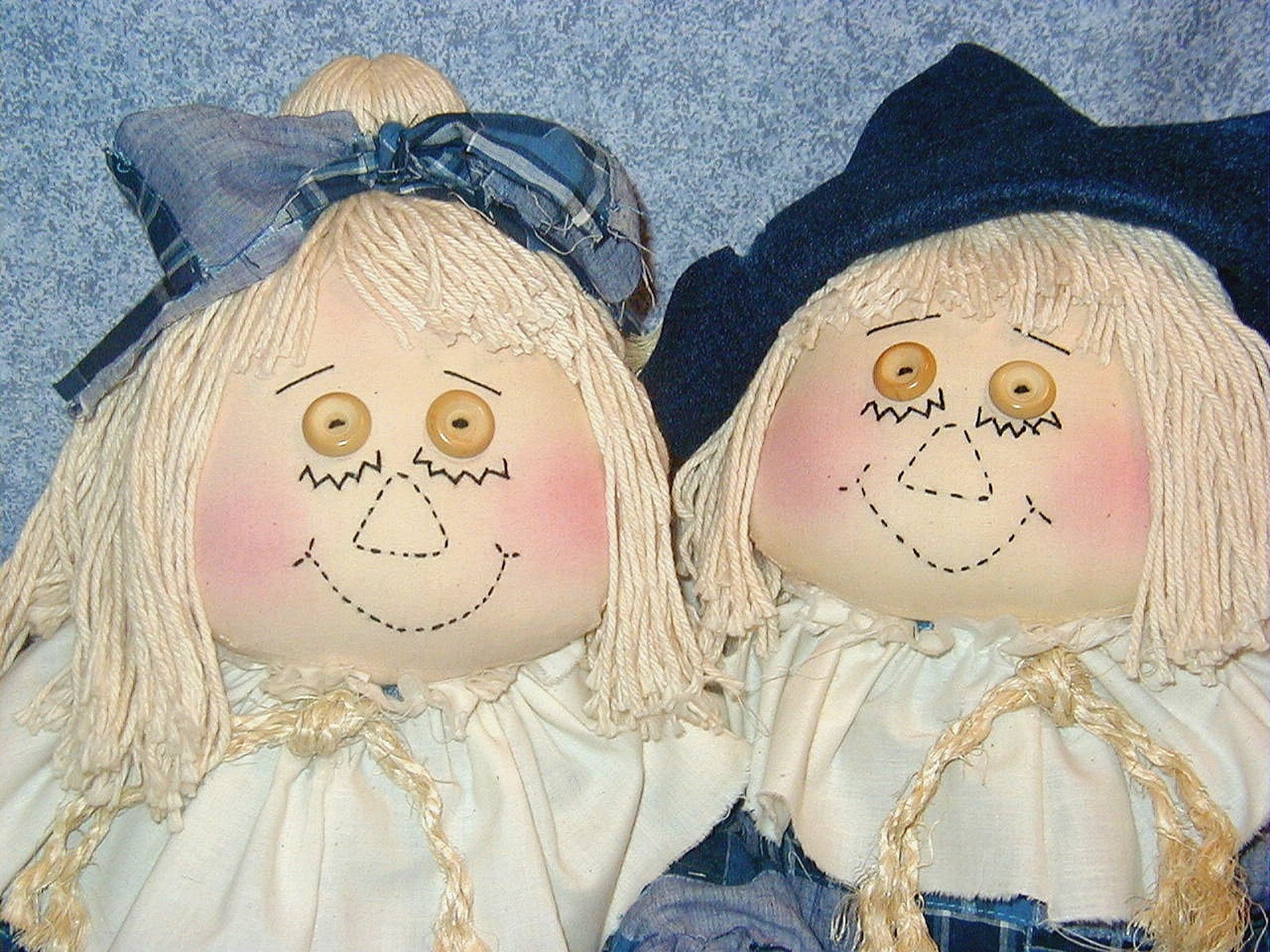Instant Download - Ned & Nellie Fall Scarecrow Cloth Doll Pattern - Etsy