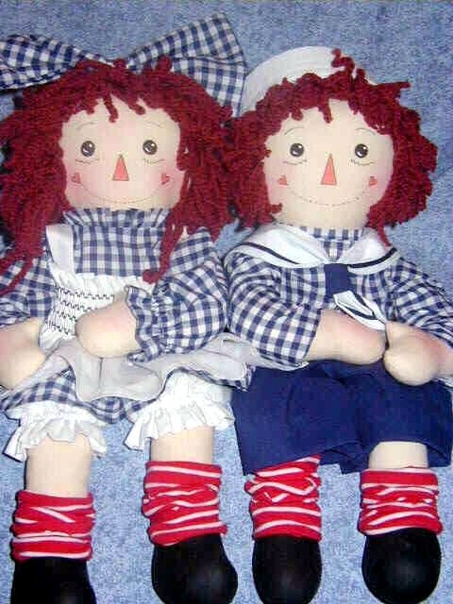 Instant Download Raggity Twins 20 Inch Cloth Rag Doll Pattern - Etsy