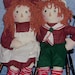 Instant Download Raggity Twins 20 Inch Cloth Rag Doll Pattern - Etsy