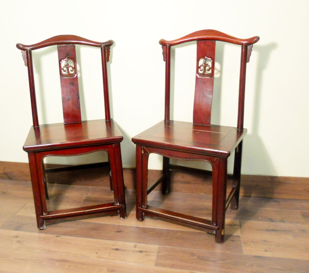 Antique Chinese High Back Chairs 5504 pair, Circa 1800-1849 We Offer ...
