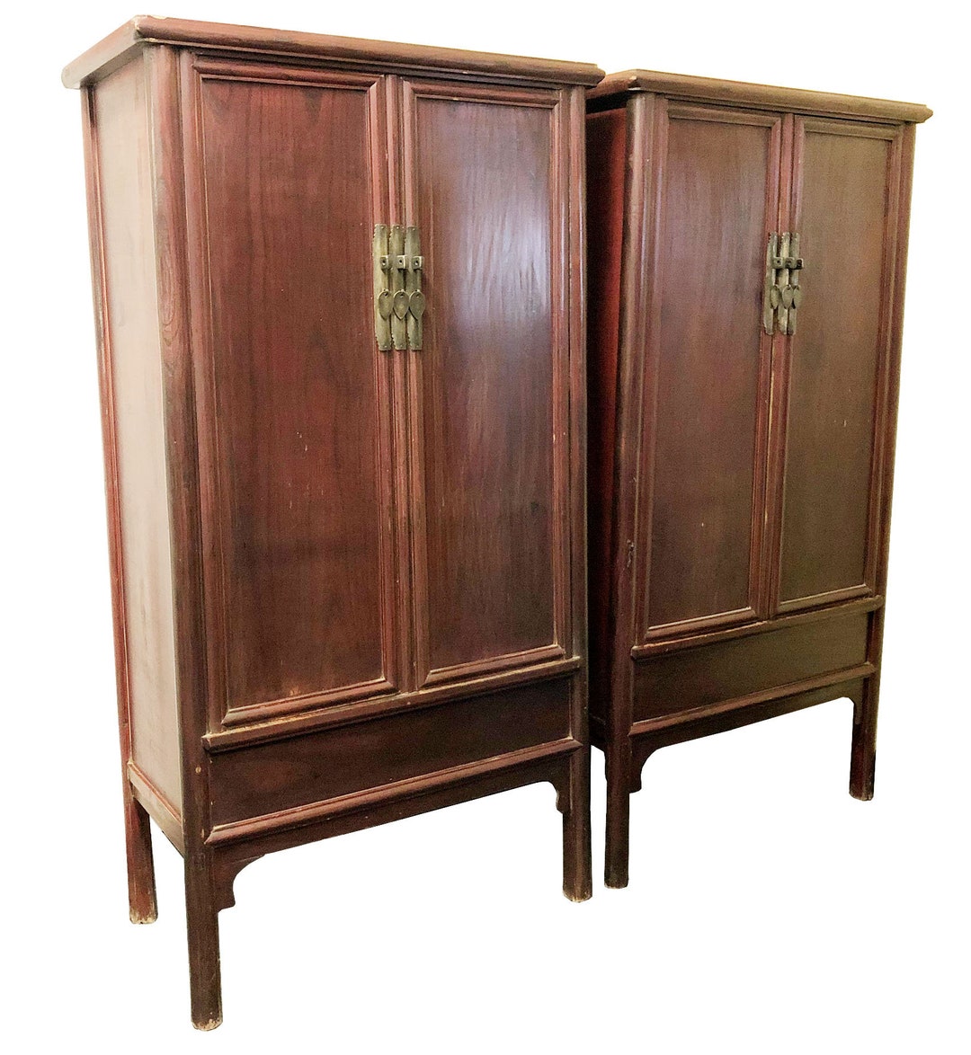 Antique Chinese Ming Cabinets (3553) (A Pair), Circa 1800-1849; We ...