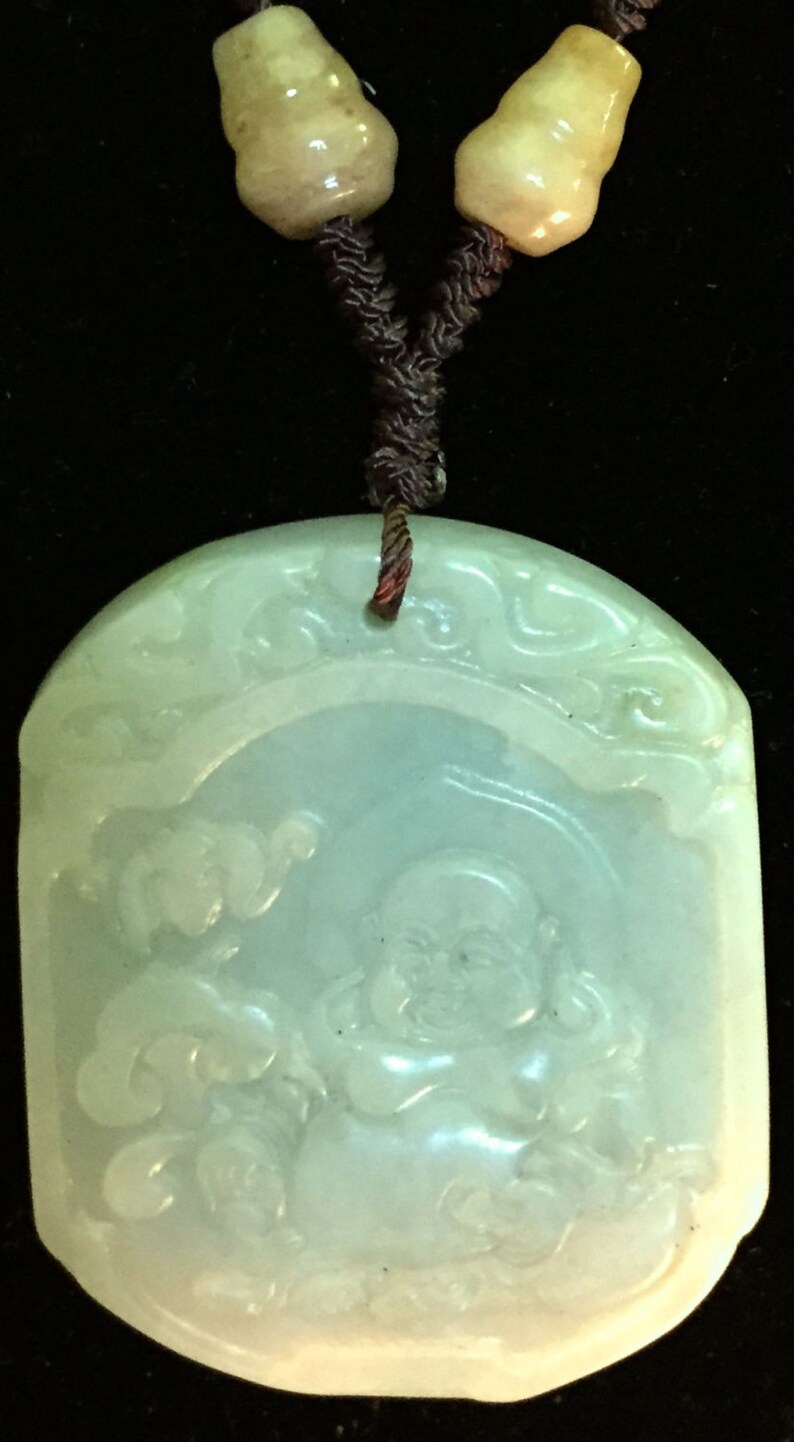 Natural Jadeite Translucent Green Jade Necklace 7045 - Etsy