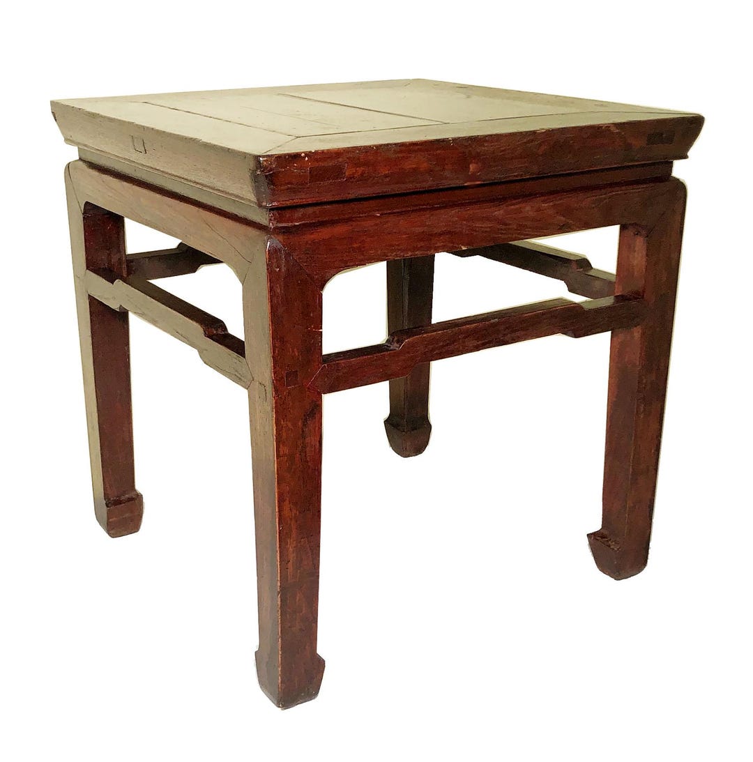 Antique Chinese Ming Meditation Bench/end Table (3555), Circa 1800-1849 ...
