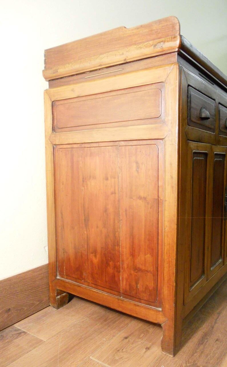Antique Chinese Rosewood/yellow Zelkova Sideboard 5533, Circa 1850-1899 ...