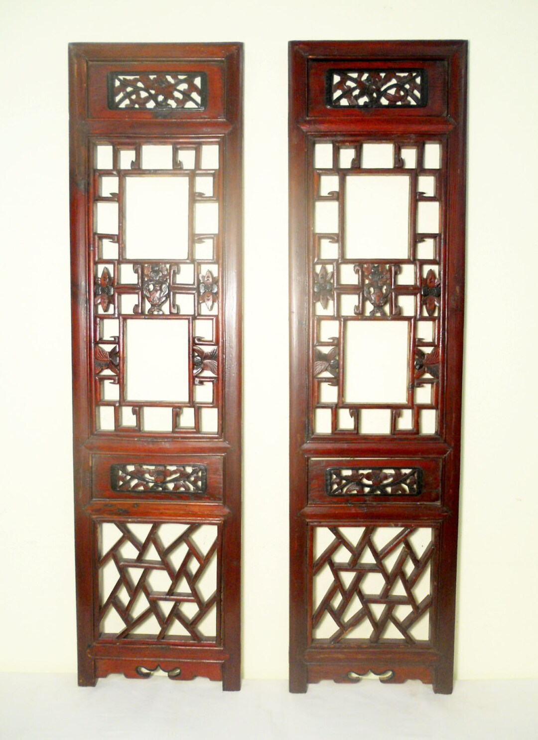 Antique Chinese Screen Panels (5745) (pair) Cunninghamia Wood,circa ...