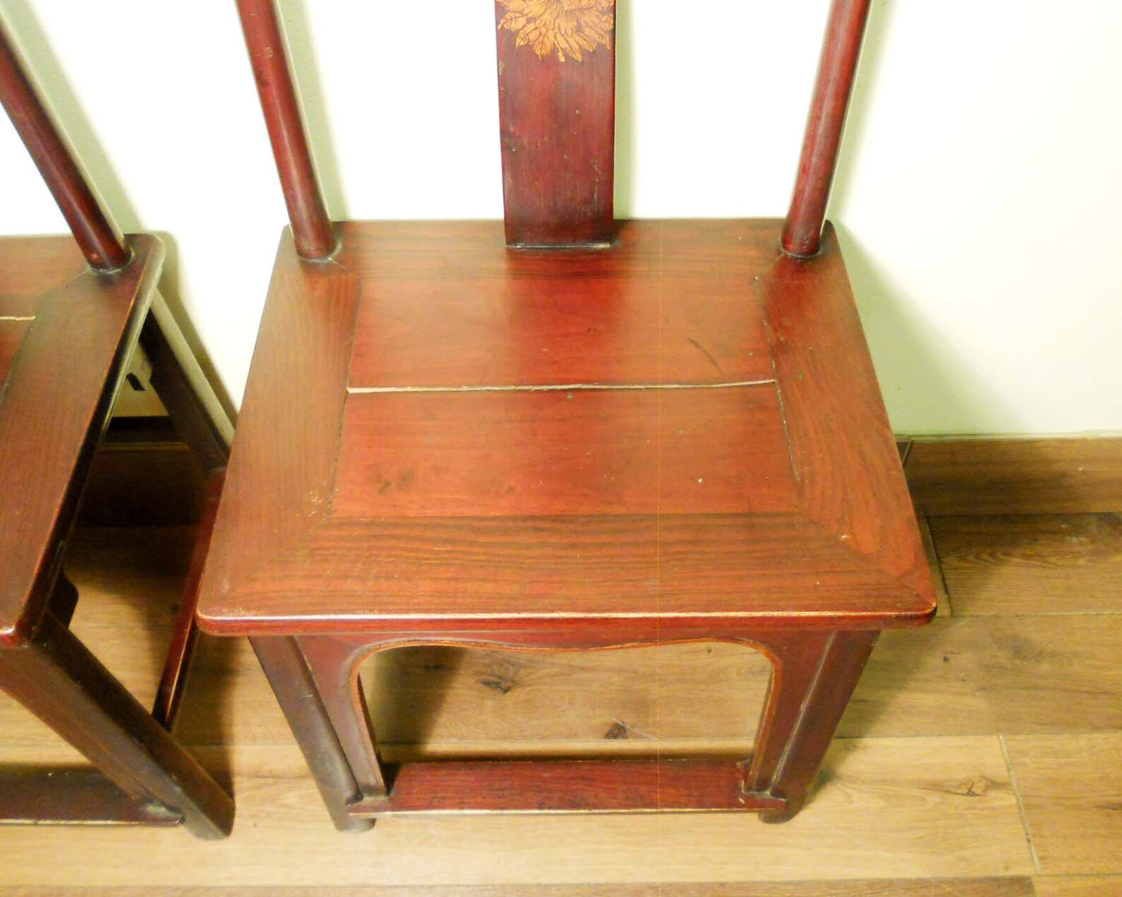 Antique Chinese High Back Chairs pair 5767 Circa | Etsy