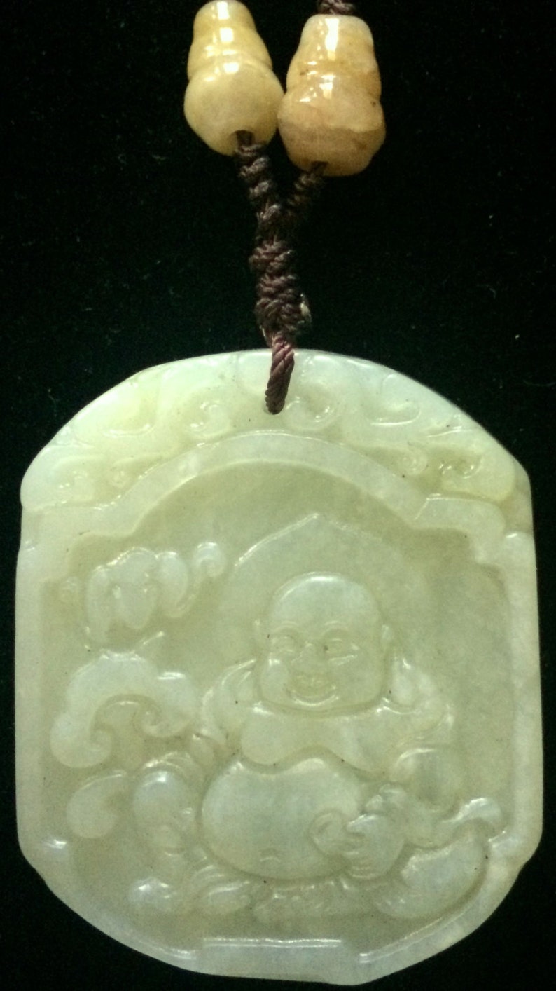 Natural Jadeite Translucent Green Jade Necklace 7045 - Etsy