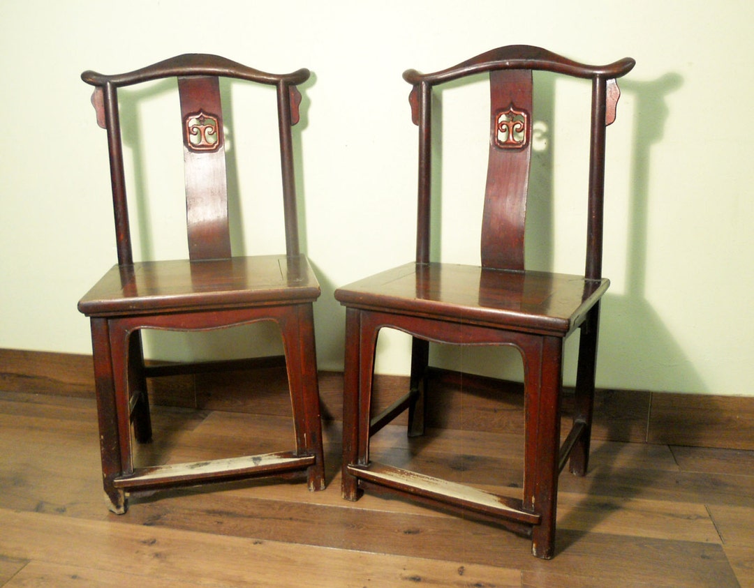Antique Chinese High Back Chairs 5695 pair, Circa Early of 19th Century ...
